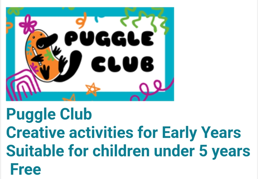 🎨 FREE - Puggle Club at The Higgins, Bedford (ages 5 & under) | What's ...
