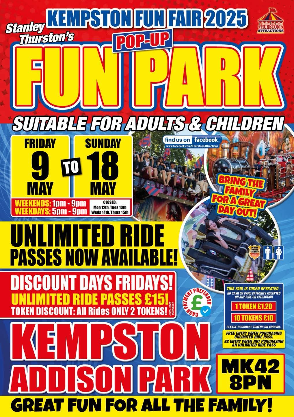 🎠 Kempston Funfair pop up Fun Park 2025 | What's Up Bedfordshire Events