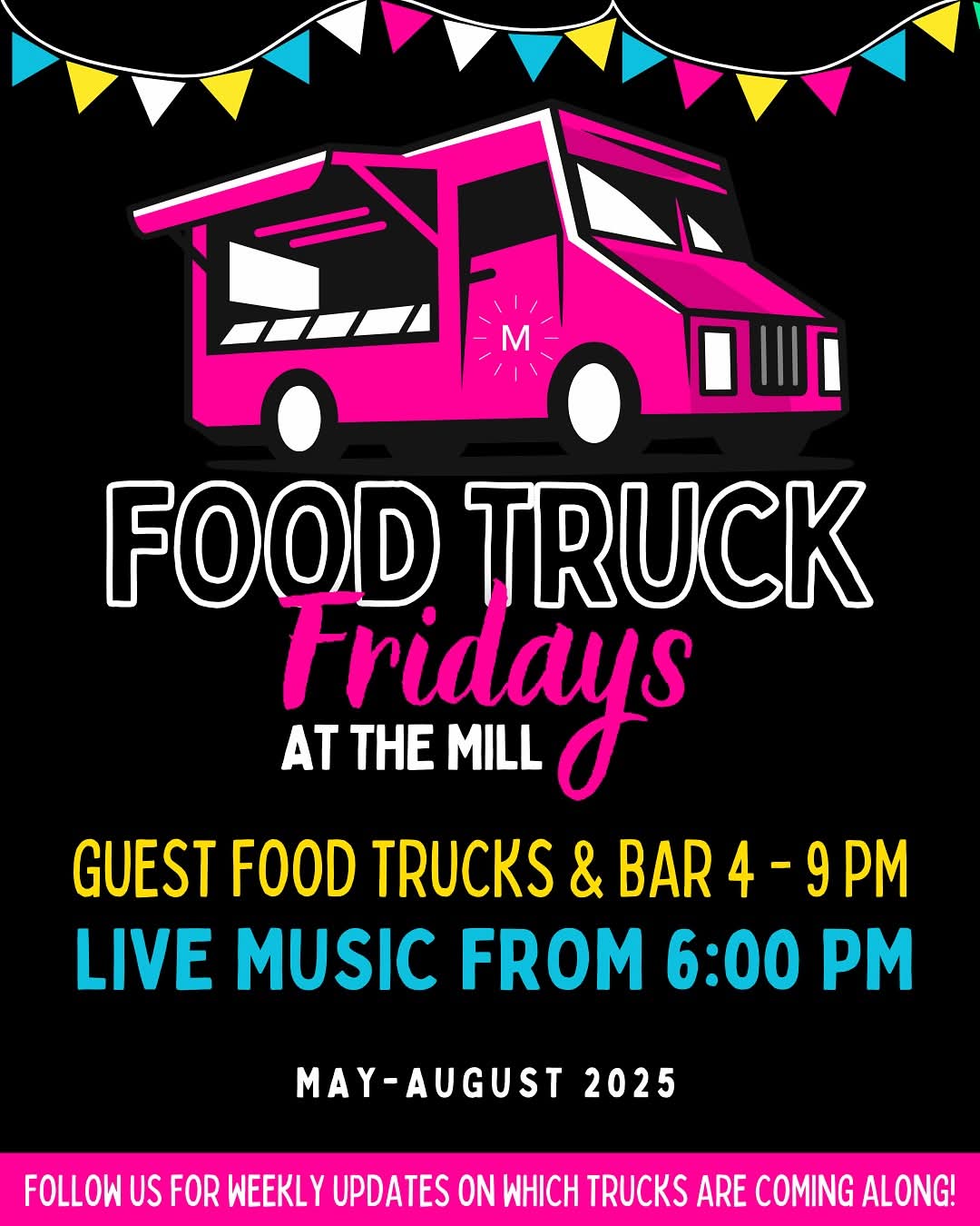 🎶 Food Truck Fridays at The Mill Coffee Shop, Bromham | What's Up ...
