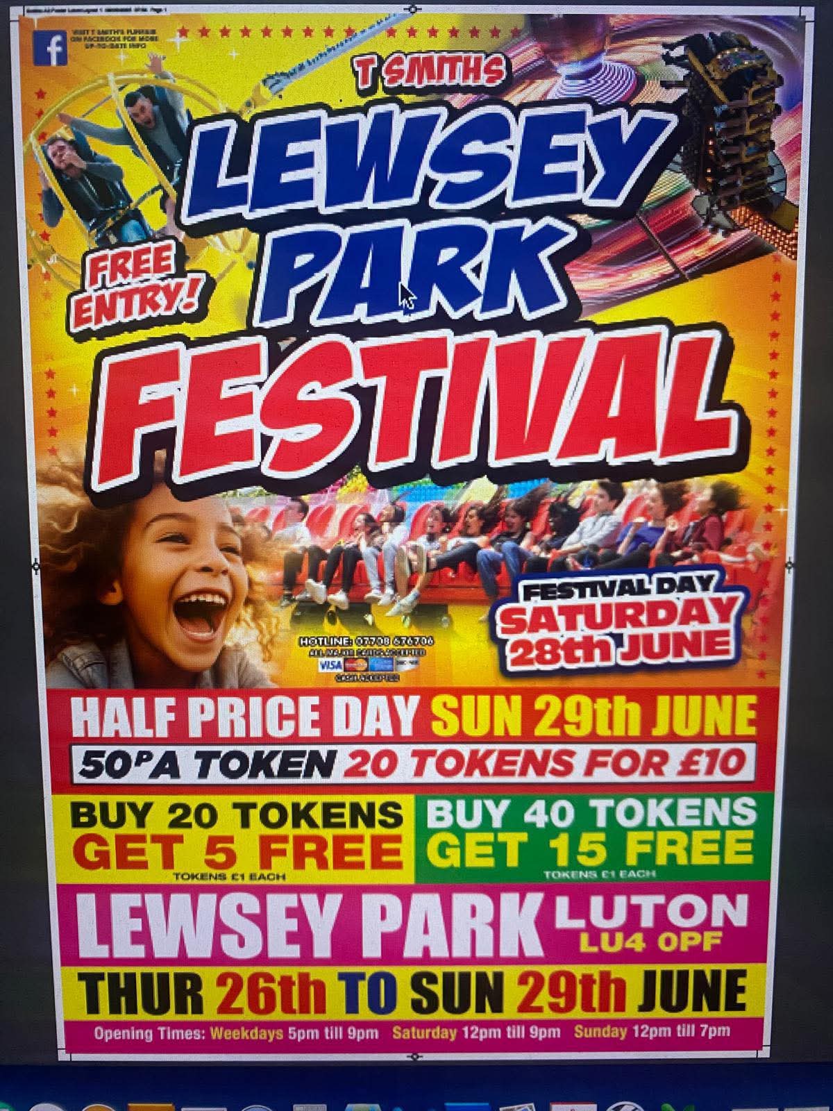 🎡 Lewsey Park Festival Funfair 2025 | What's Up Bedfordshire Events