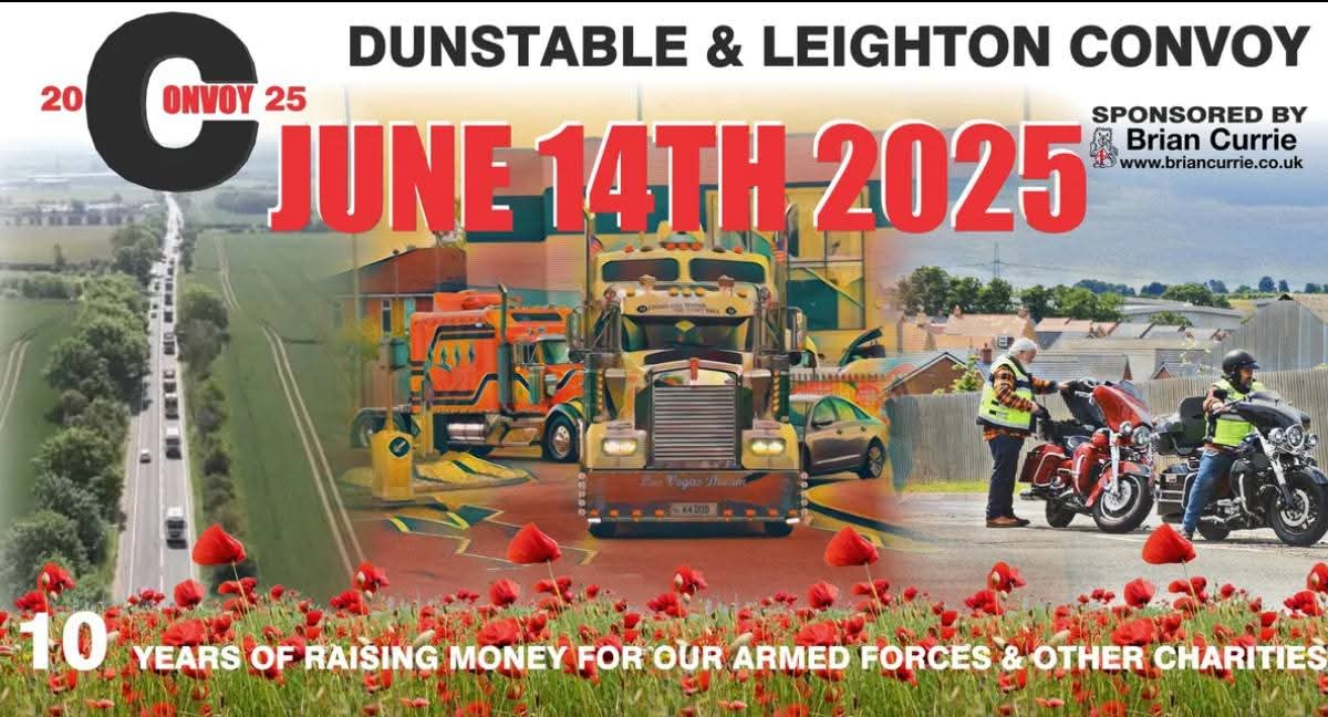 🛻 Dunstable & Leighton Buzzard Truck Convoy & After Party 2025 | What's Up Bedfordshire Events