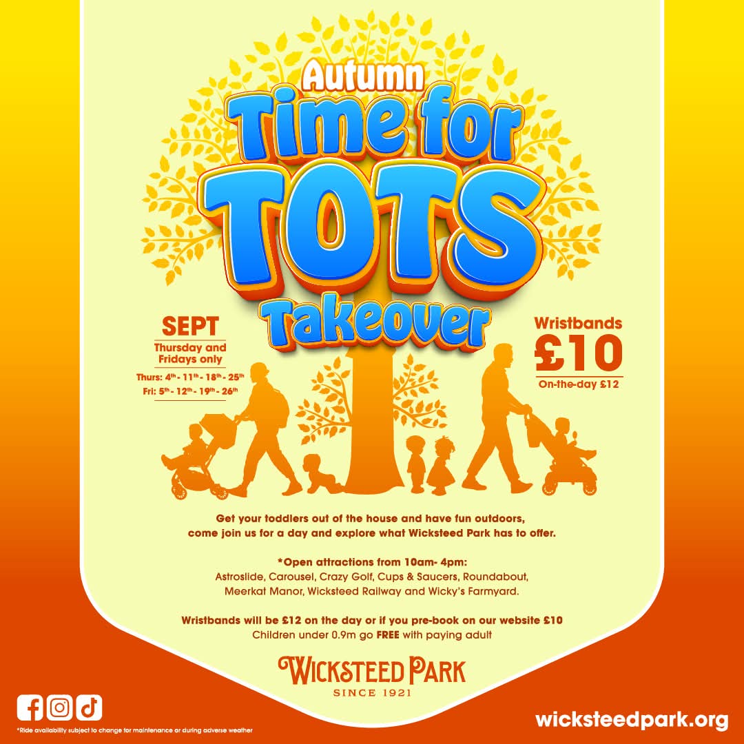🎠 Autumn Time For Tots 2025 - Wicksteed Park | What's Up Bedfordshire ...