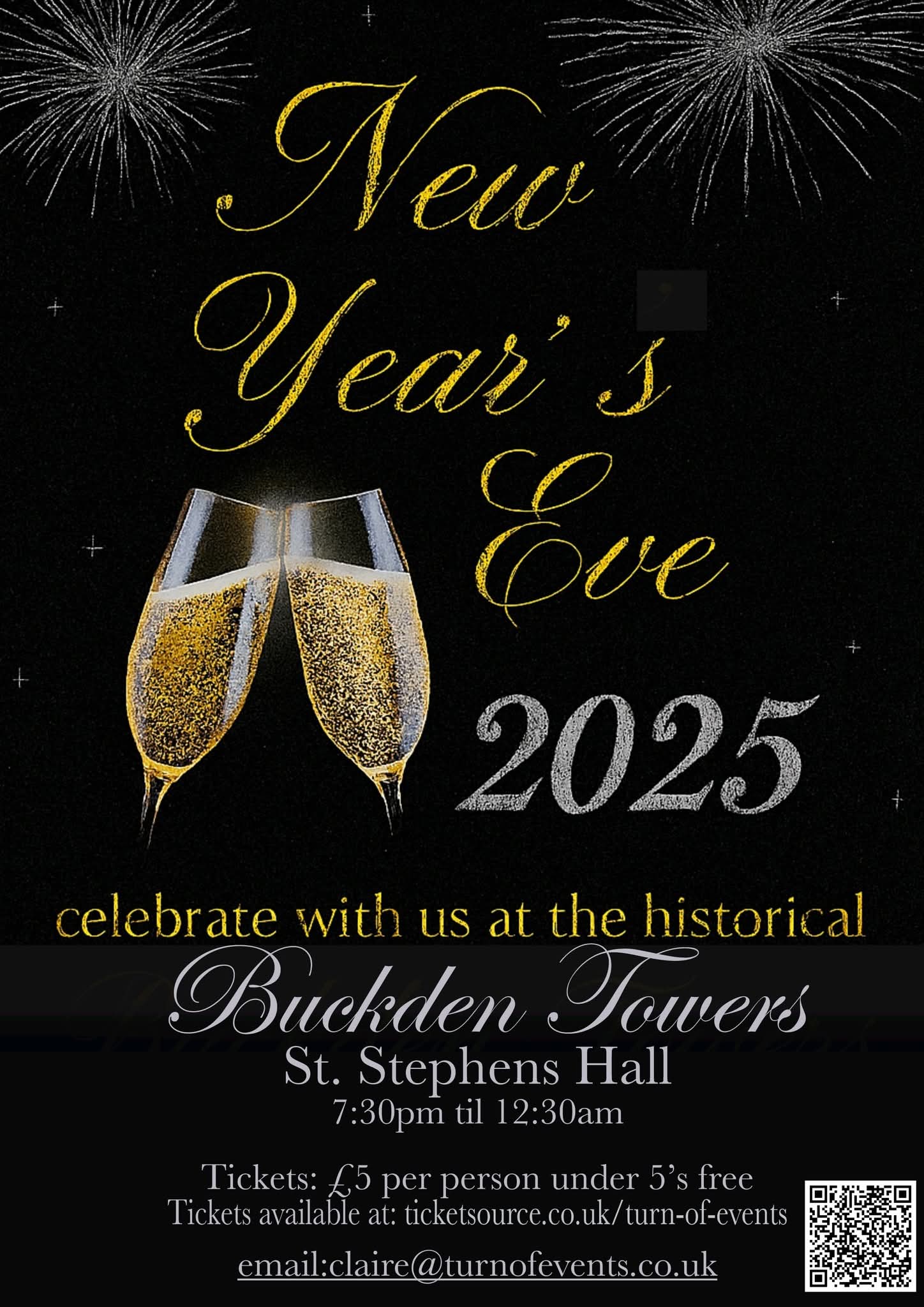 🎊 Family New Years Eve Party 2025 - Buckden Towers, St Neots | What's ...